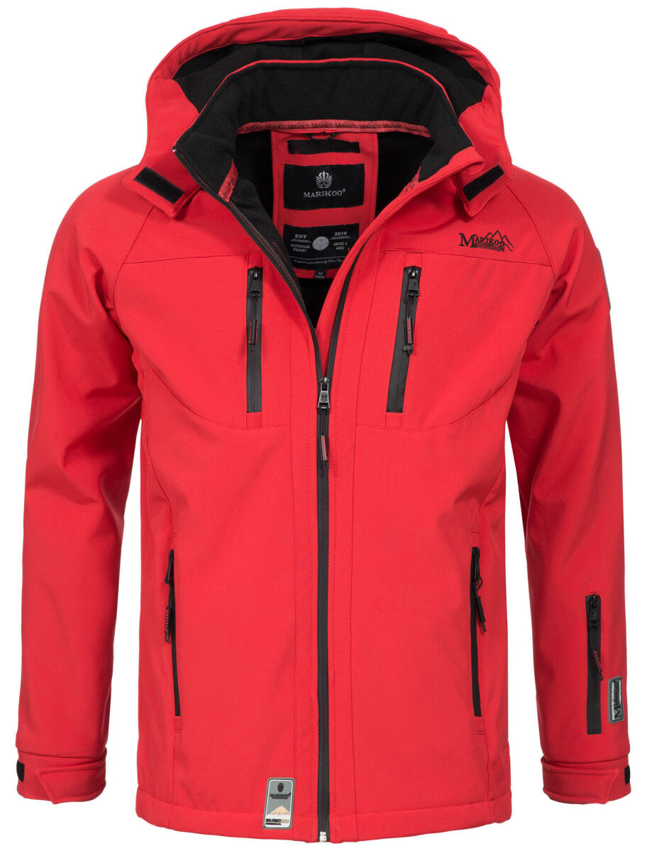 Marikoo Noaa Herren Softshell Jacke Rot-Gr.S, 99,95