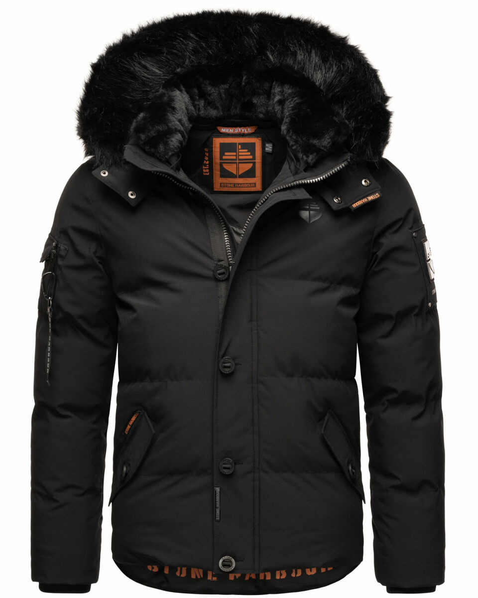 Winterjacke Schwarz Herren