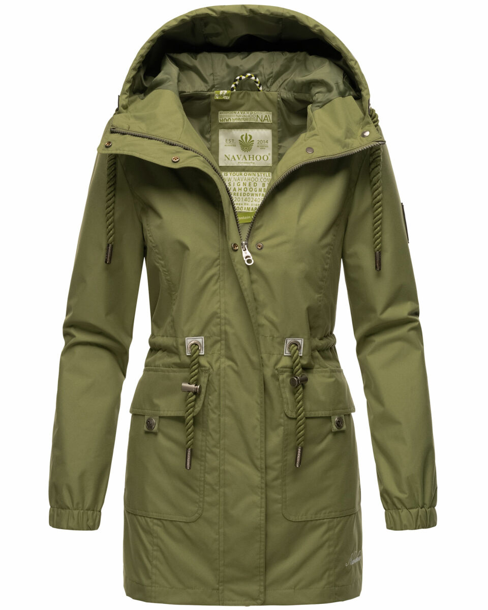 Navahoo Neophee Damen Softshell Parka Olive-Gr.S, 99,95